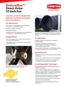 EnduraMax™ Direct-Drive 57-Inch (145-cm) Fan for Broilers - Chore-Time